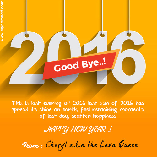 GOODBYE 2016... AND HELLO 2017 - Lava Queen