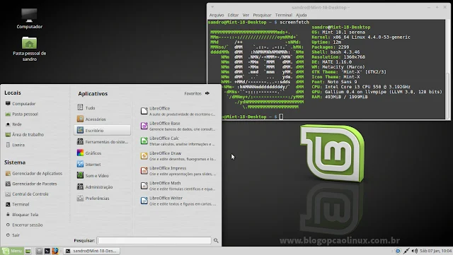 Guia de instalação do Linux Mint 18