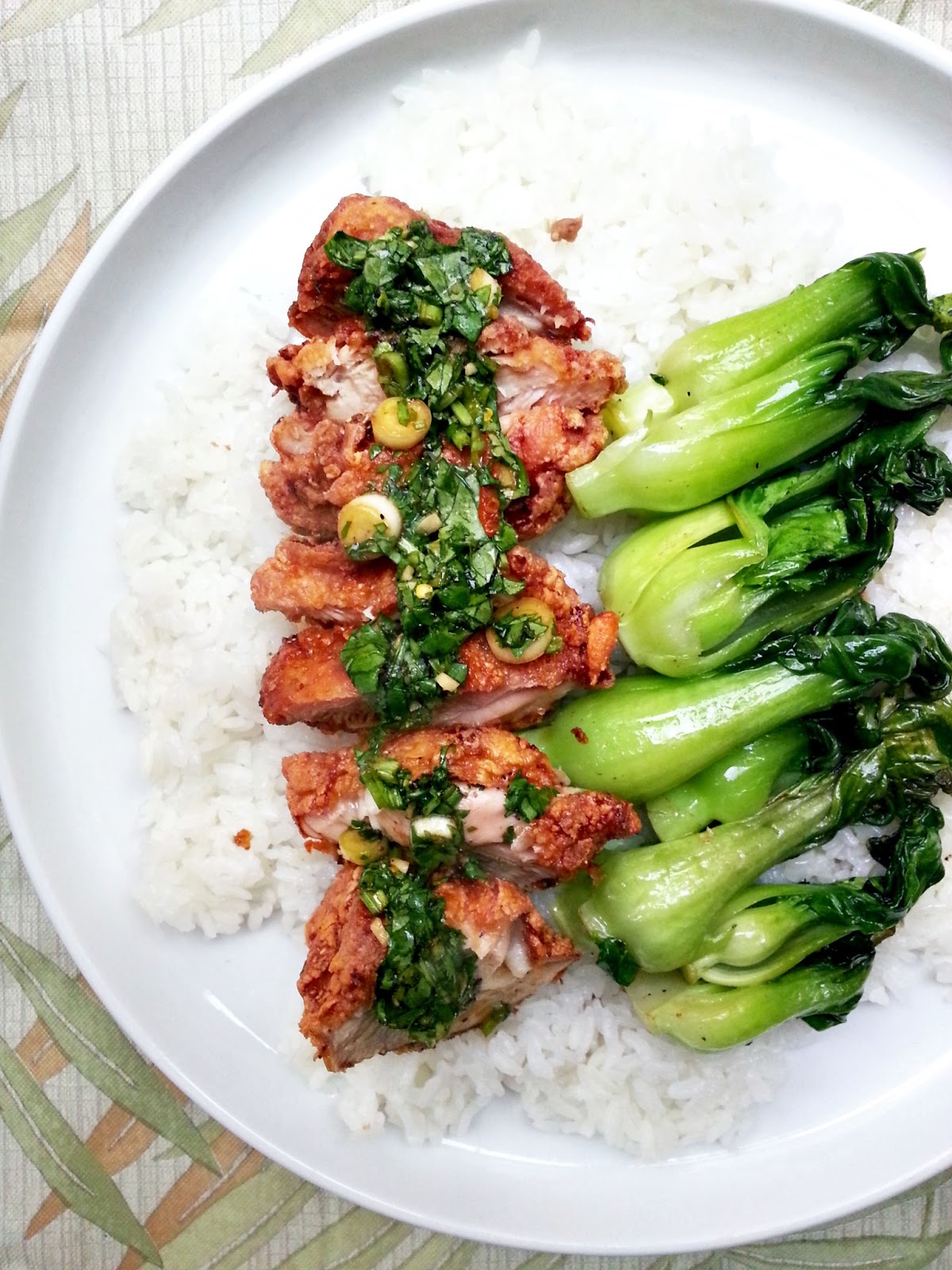 Crispy Fried Chicken with Chili Sauce - Cherry on my Sundae