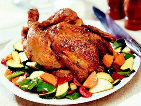 POLLO ROSTIZADO, RECETA - EL BOTANERO