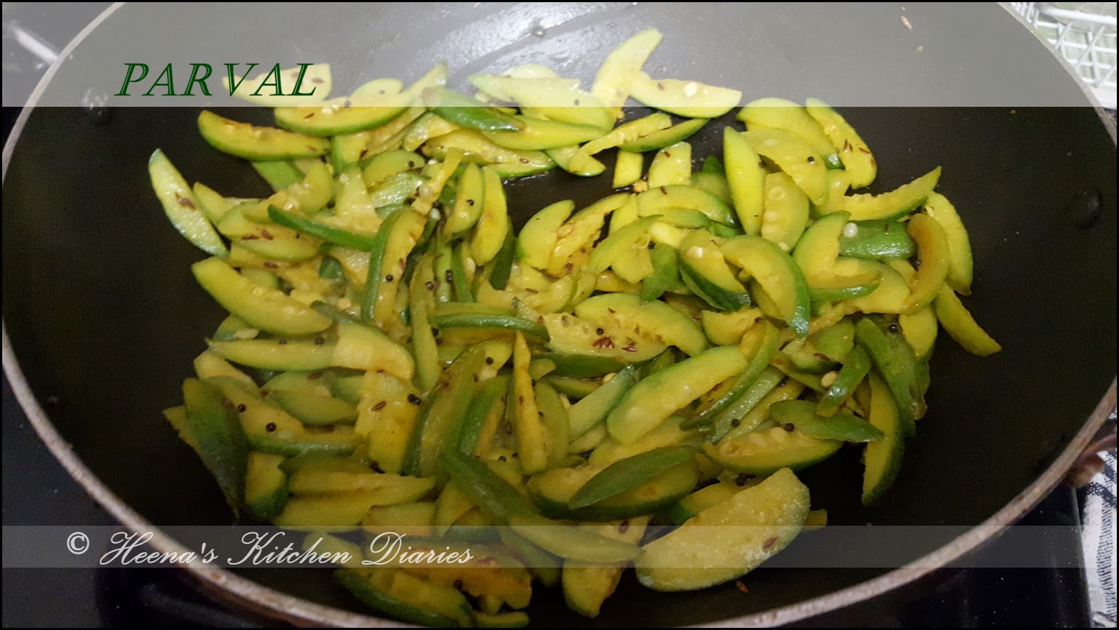 Heena's Kitchen Diaries: Pointed Gourd / Parval