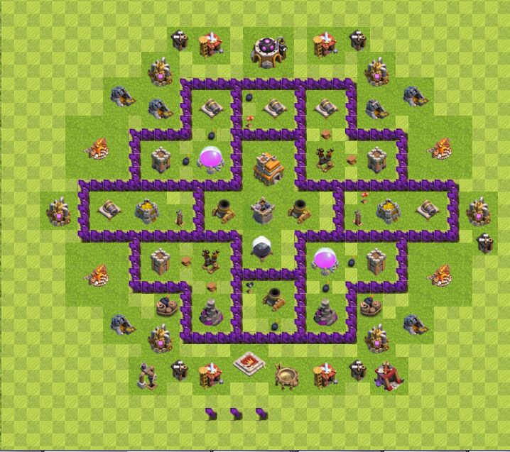 7 War Base CoC TH 7 Terkuat dan Terbaik | 7Toptrend.com