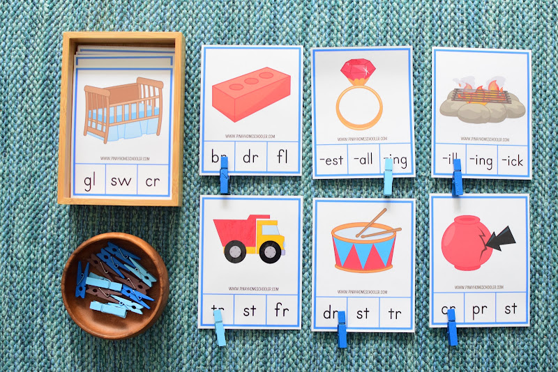 Montessori Inspired Blue Series - Learning about Consonant Blends | The ...