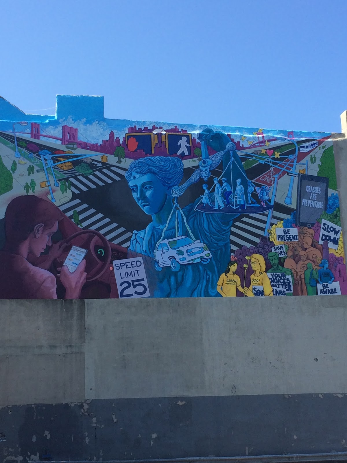 All About Fifth: NYC DOT Vision Zero Mural Dedication on #theother5th