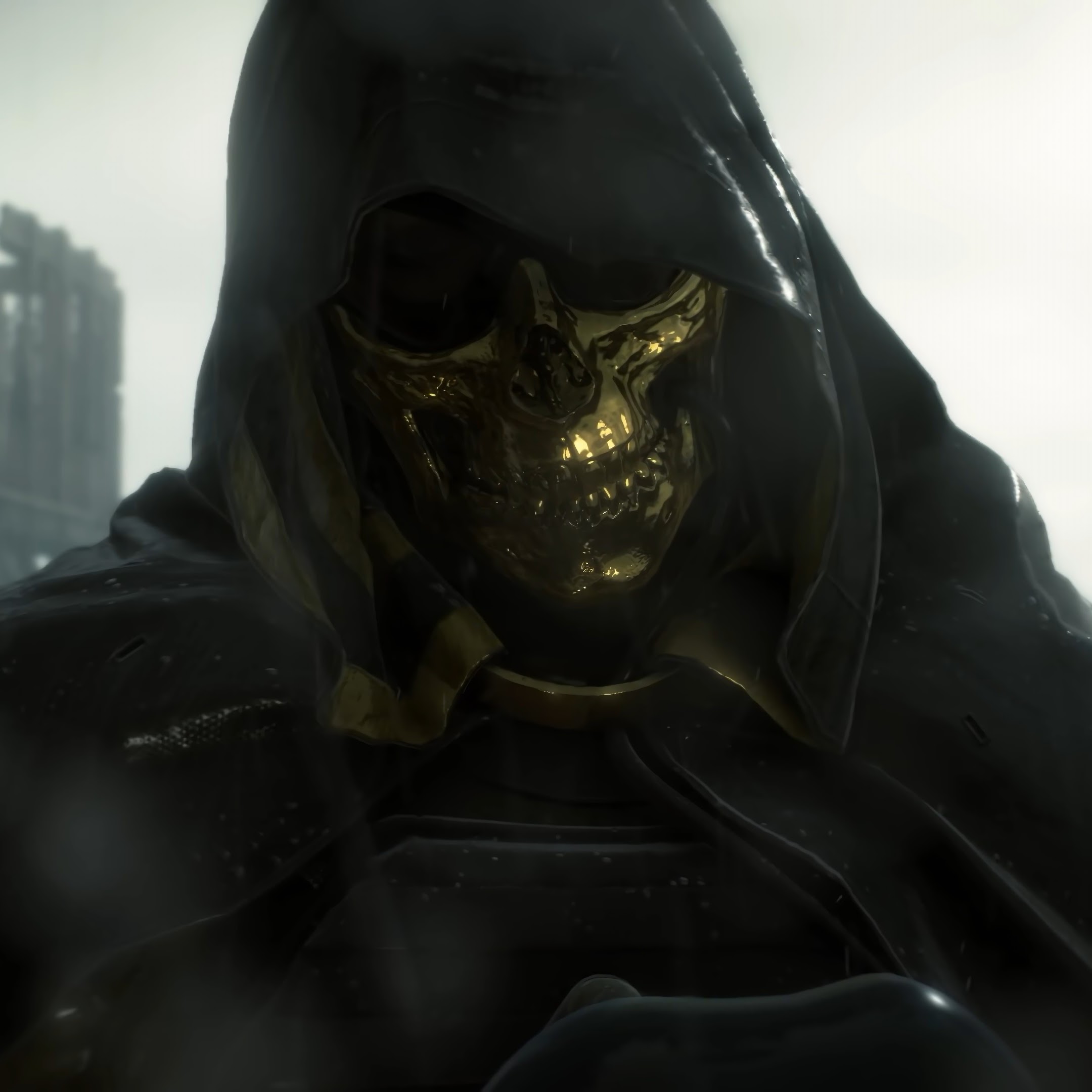 Death Stranding, Higgs, Gold Skull Mask, 4K, #46 Wallpaper PC Desktop
