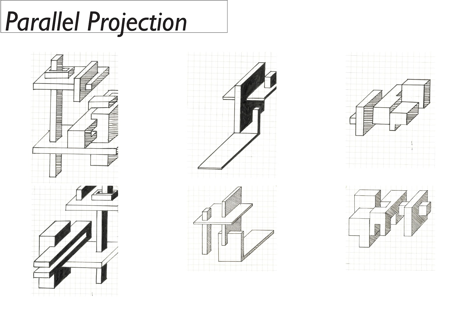 Park.Haewoo: Axonometric Drawing & Parallel Projection