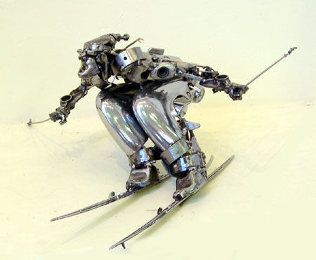 Amazing Magazine: Sculptures made out of scrap car parts