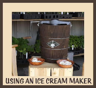 Red Hill General Store: Using a Hand Crank Ice Cream Maker