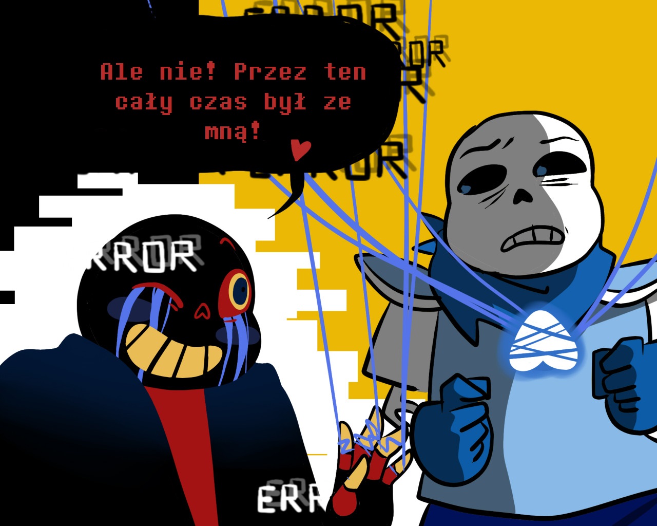Undertale: O tym jak Error zdobył pierwszego przyjaciela 02 ...