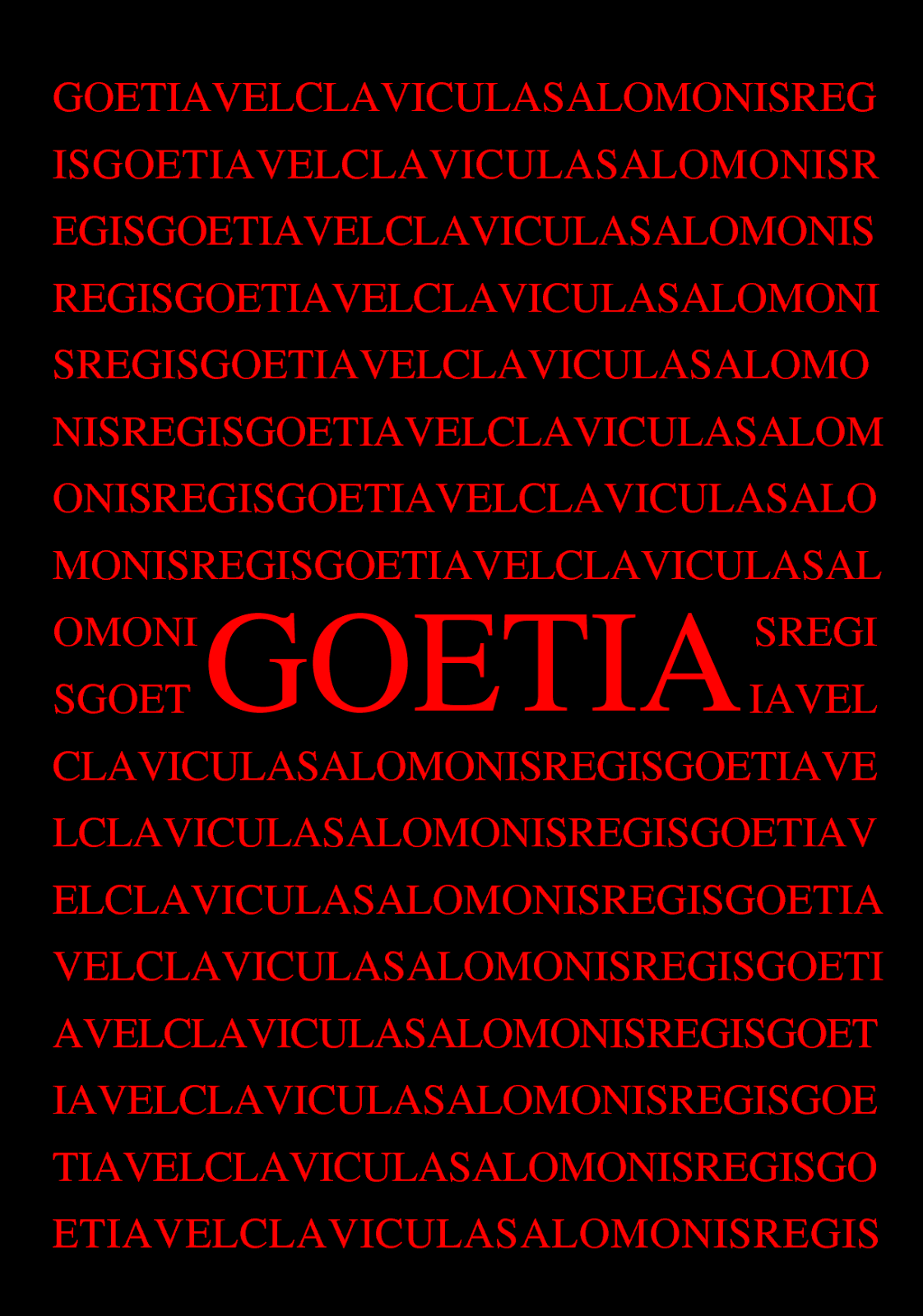 The Crowned and Conquering Child: Goetia evocation: be careful