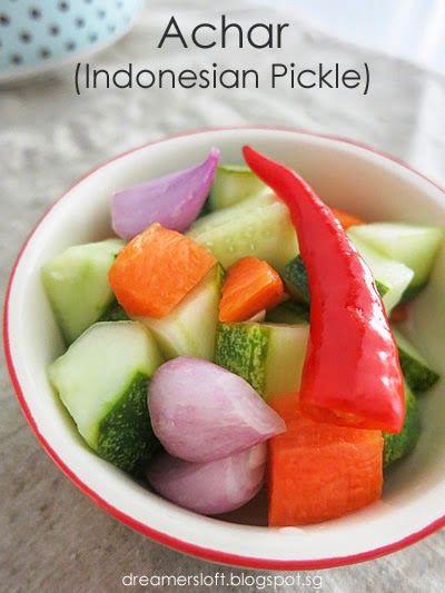 DreamersLoft: Nasi Goreng with Achar (Indonesian fried rice with ...