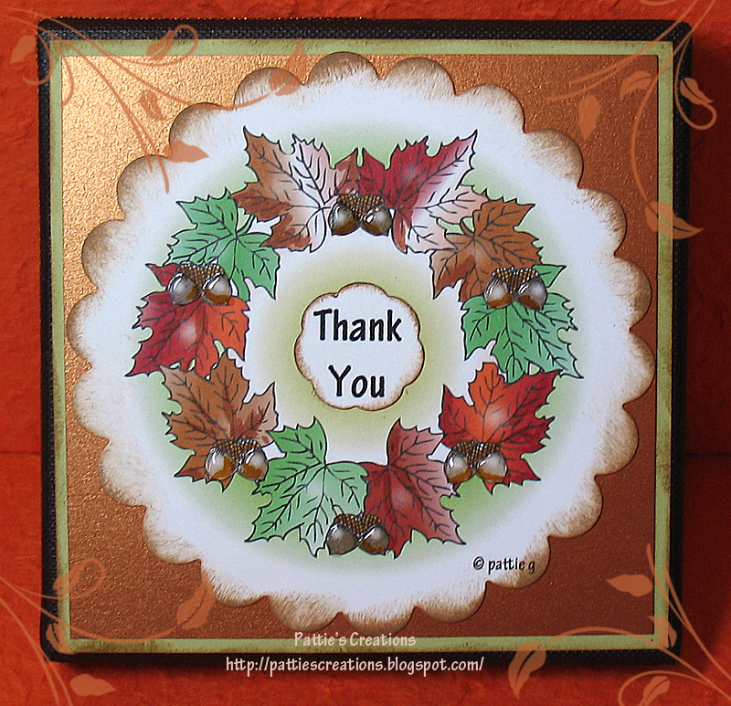 Pattie's Creations: Autumn Thank You