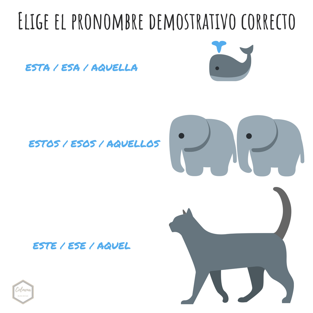 Pronombres demostrativos