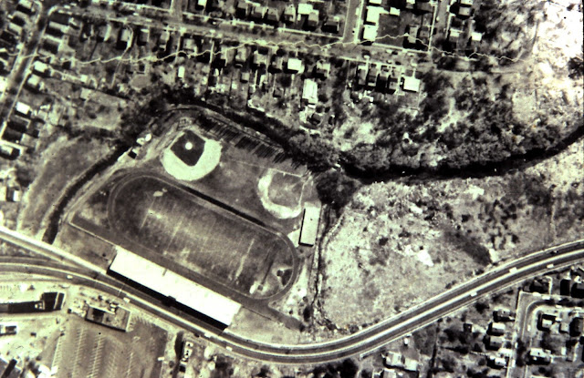 Lock 15 East: Earlier Foley Field - Two Diamonds.