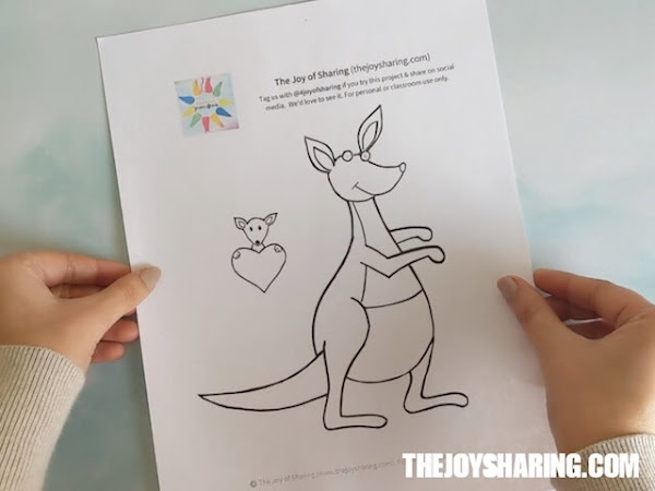 Kangaroo Mother's Day Craft - The Joy of Sharing