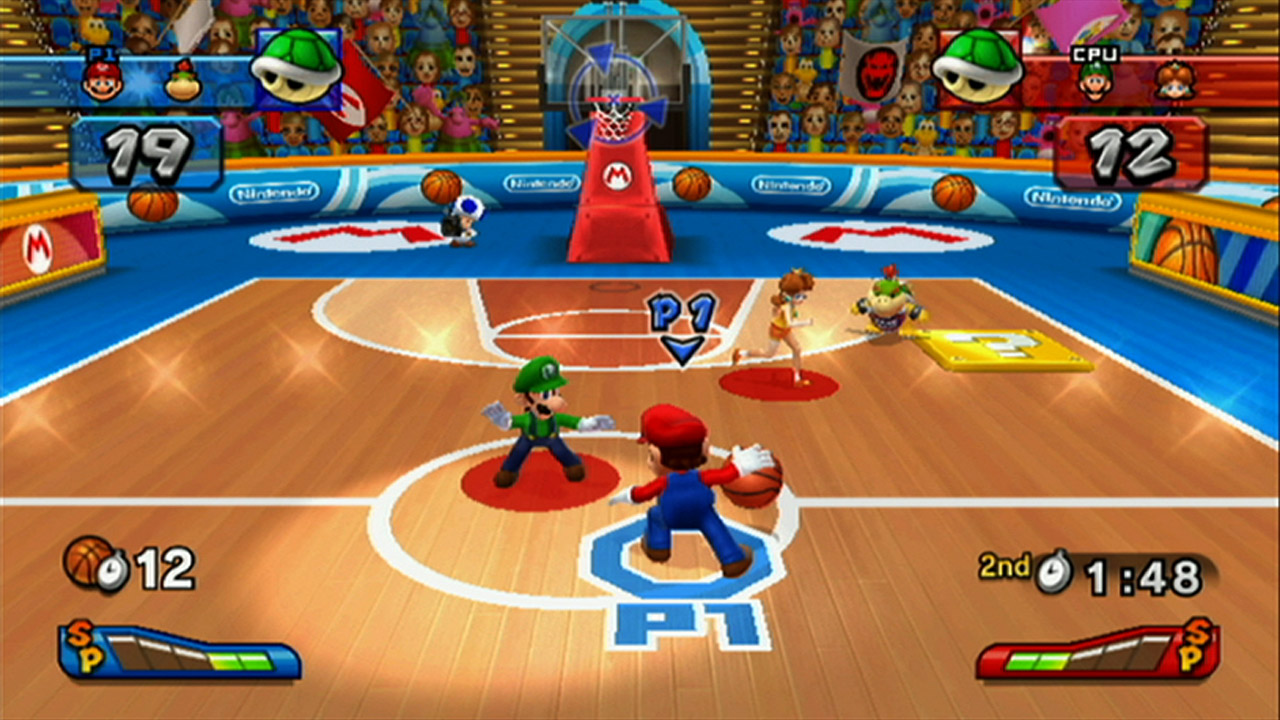 Confira imagens da versão digital de Mario Sports Mix (Wii) lançada ...
