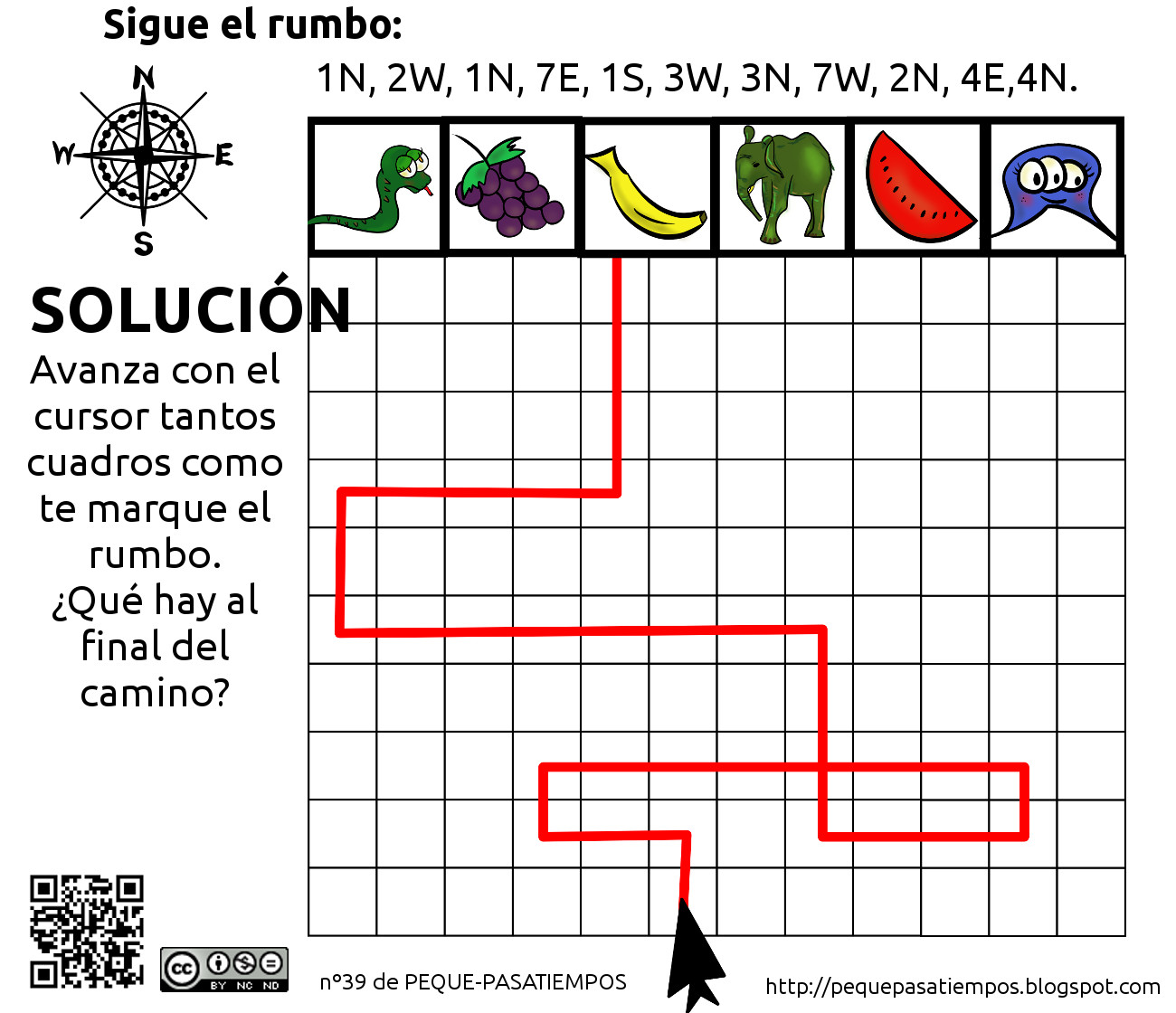 Peque-pasatiempos: Rumbo