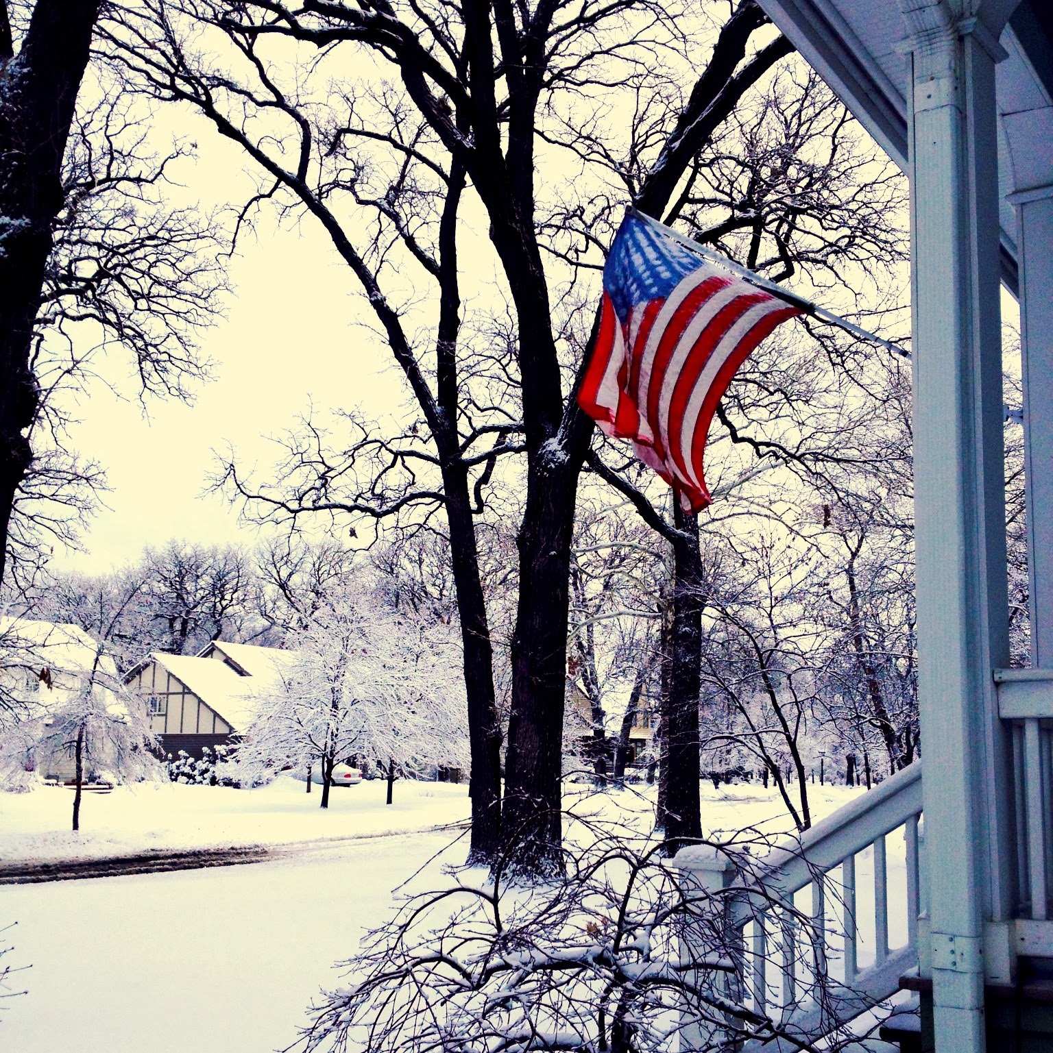 Snow once again in Riverside...