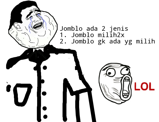 Meme lucu jones / jomblo ngenes