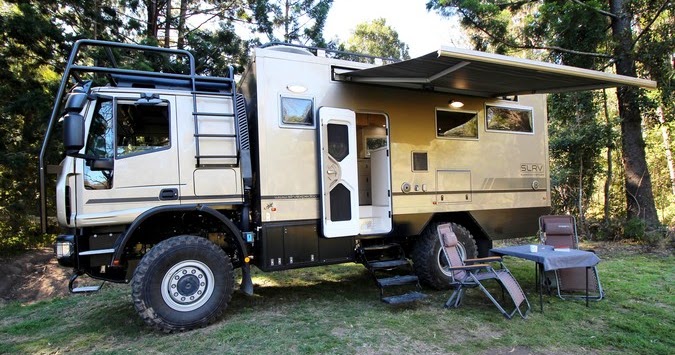 Conheça o Iveco Eurocargo 4x4 transformado em motorhome