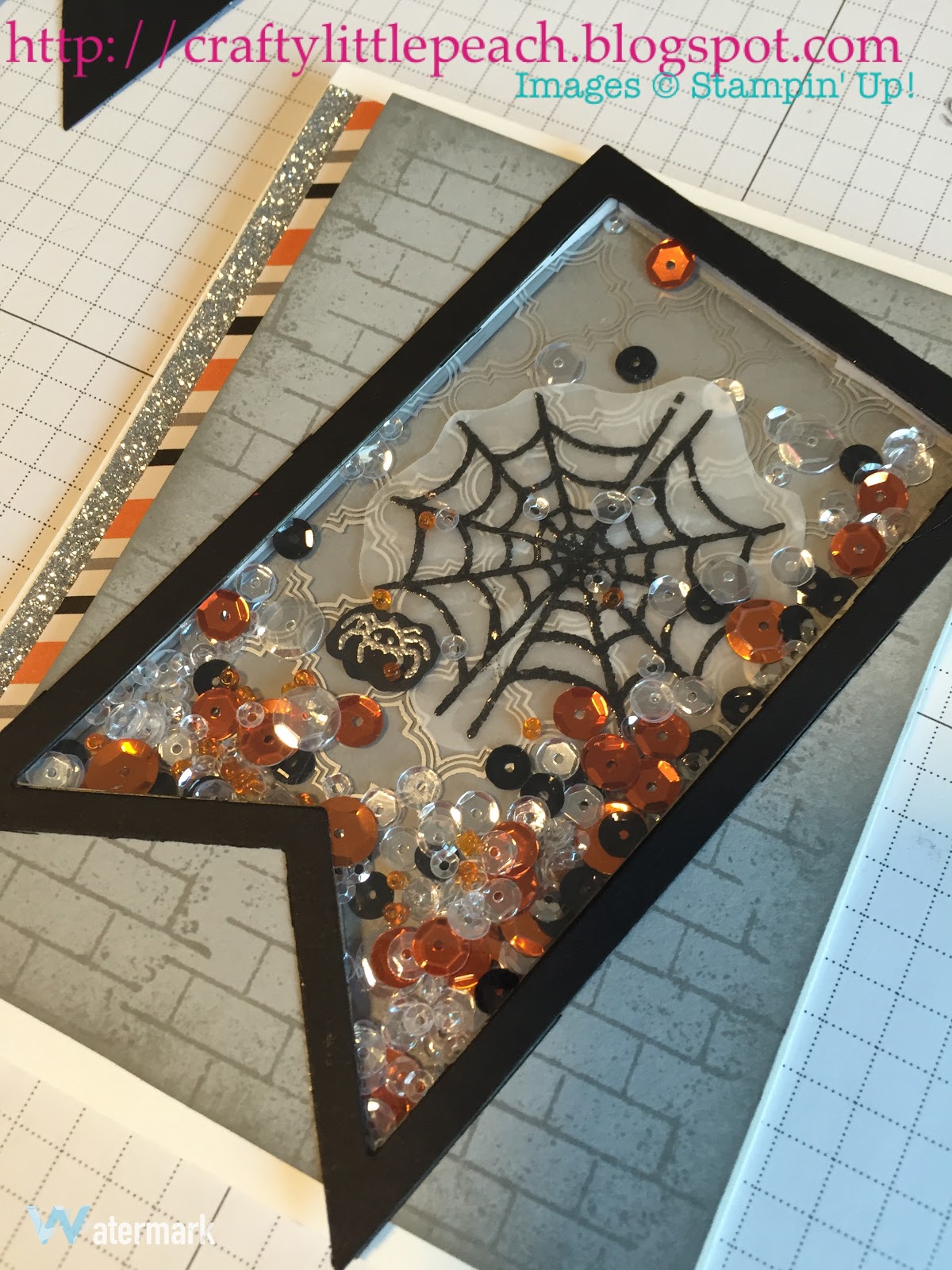 Crafty Little Peach: Spooky Fun Halloween Shaker Card