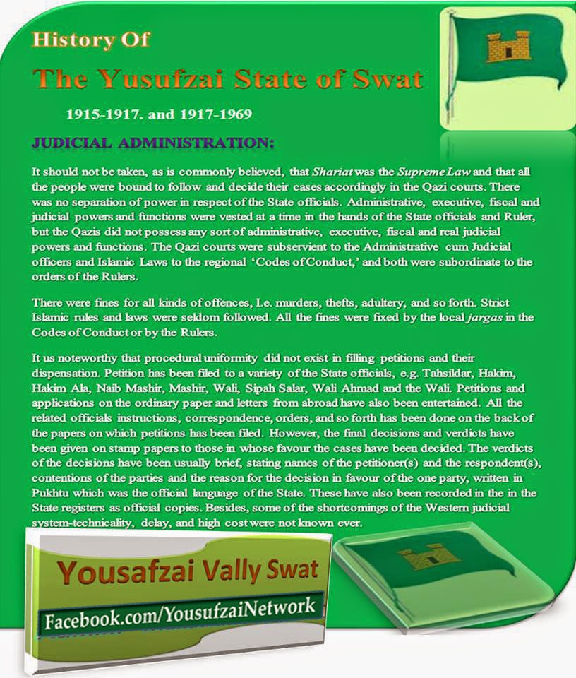 The Yousafzai State of Swat: History The Yousafzai State Of Swat Valley ...
