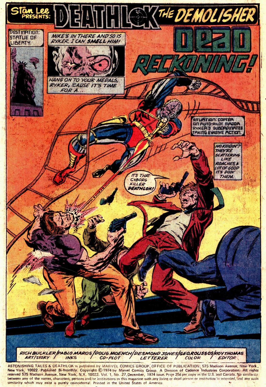 Diversions of the Groovy Kind: Marvel-ous Monday: "Dead Reckoning!" by ...