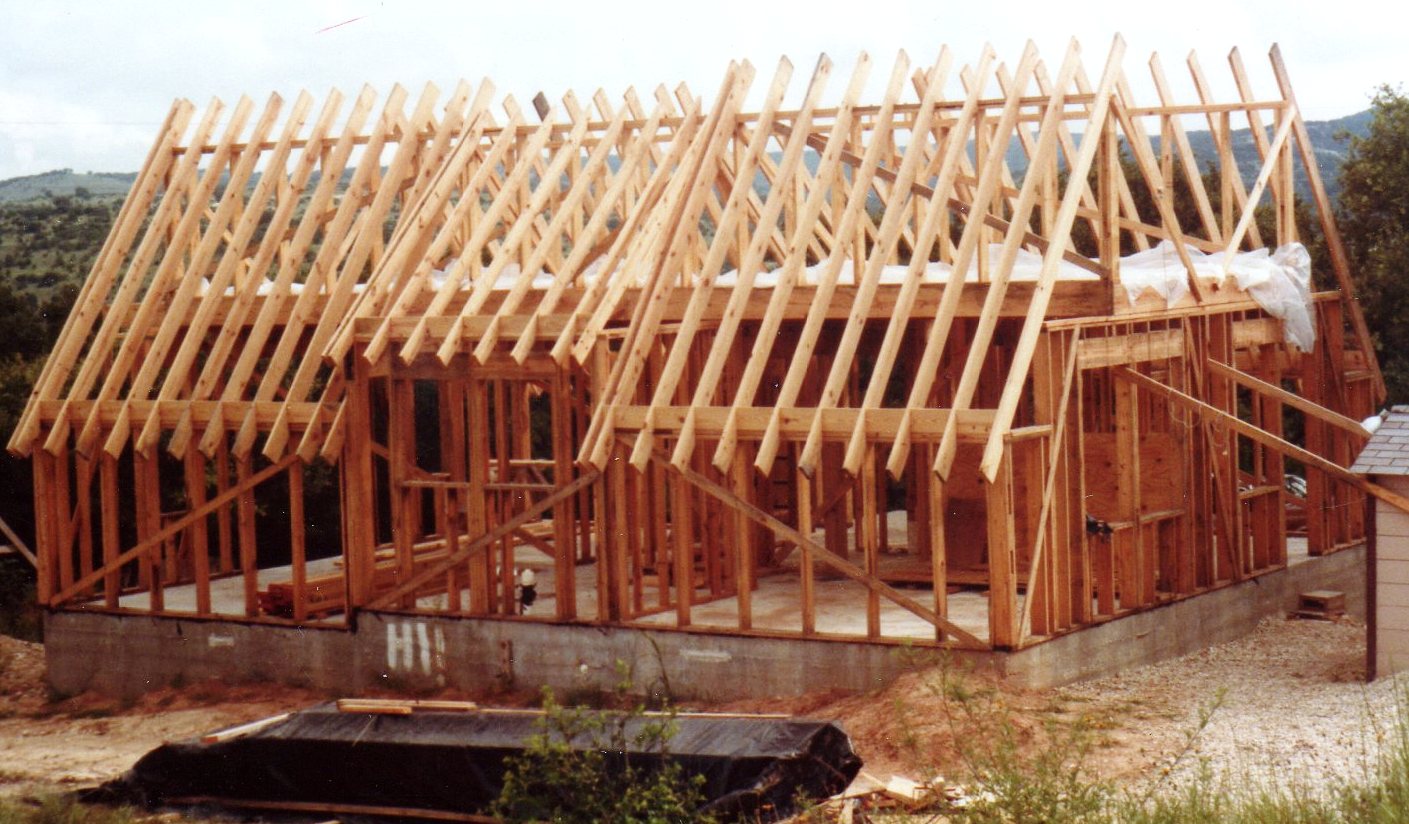 1980-81 Lake Austin journal: CHAPTER 7 . . . Framing a house stick-by-stick