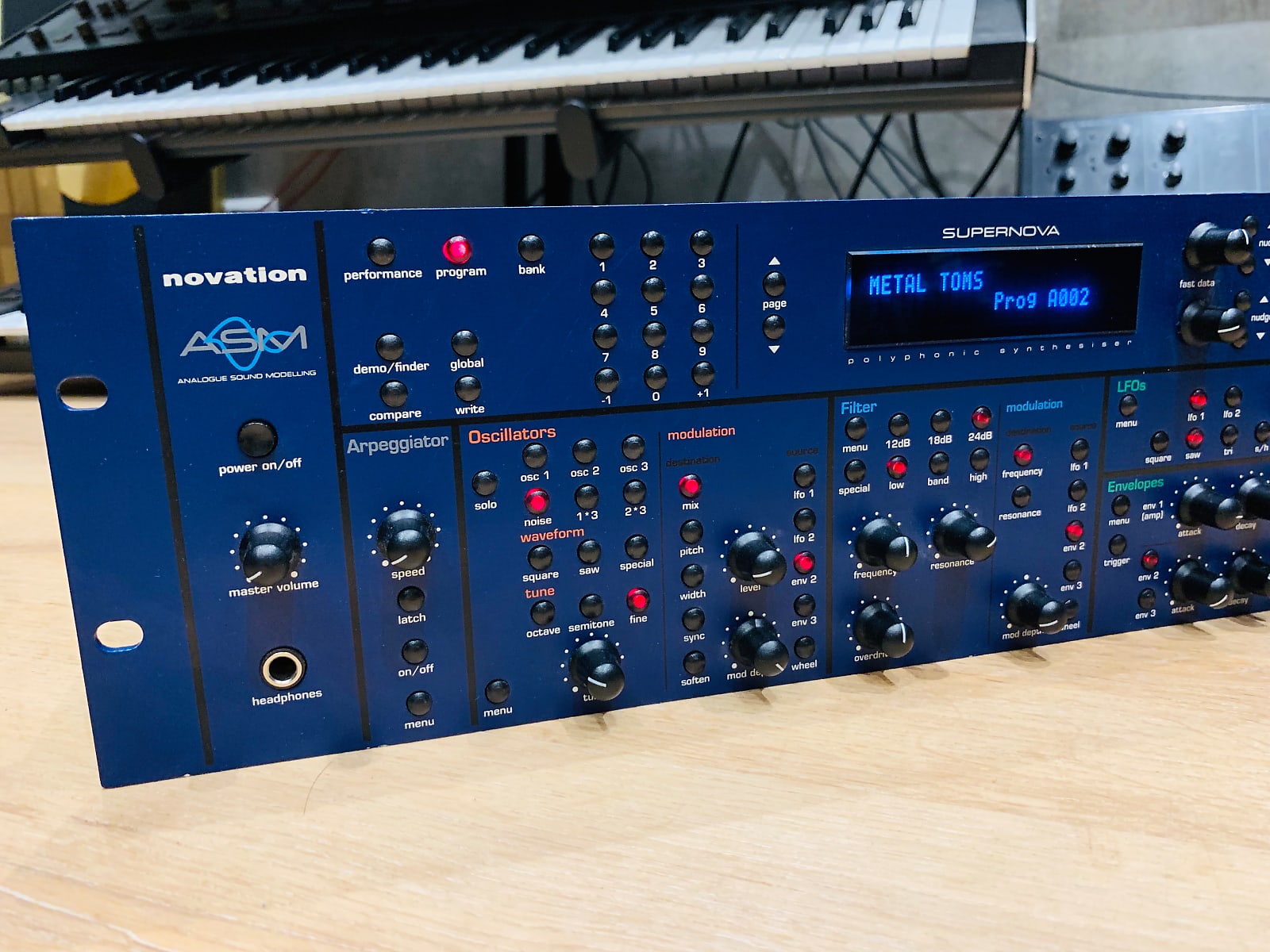 MATRIXSYNTH: Novation Supernova Rack SN 006069