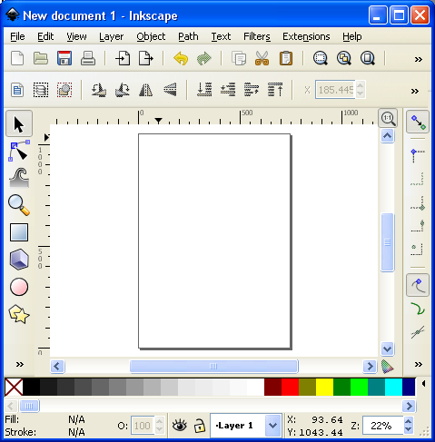 Create text outlines using Inkscape's linked offset function
