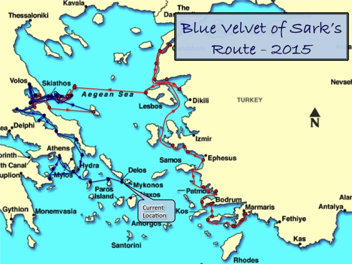 Exploring the World in 'Blue Velvet of Sark': Ancient Delos (Part 1)