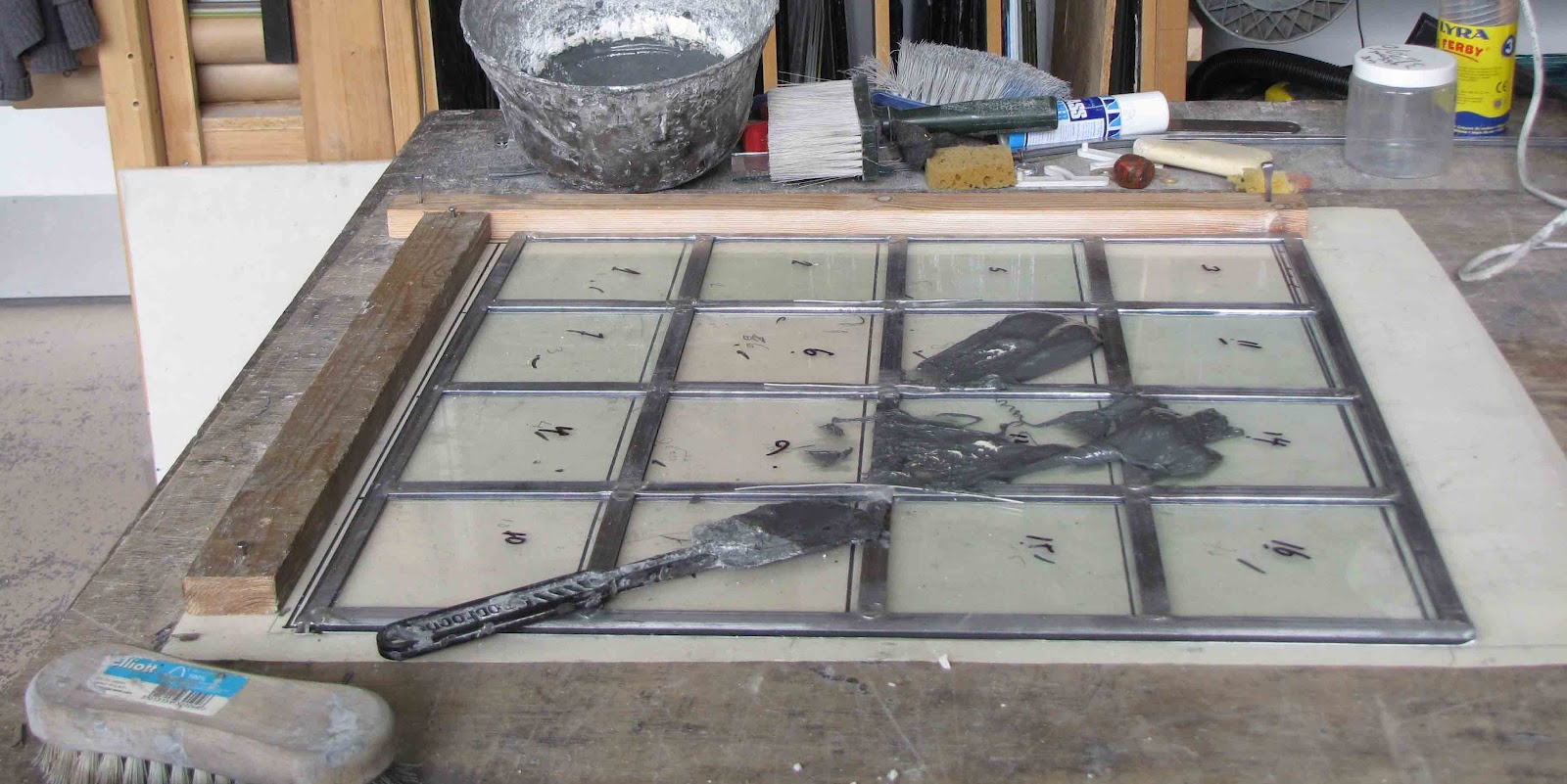 Processes: Cementing Leaded Panels