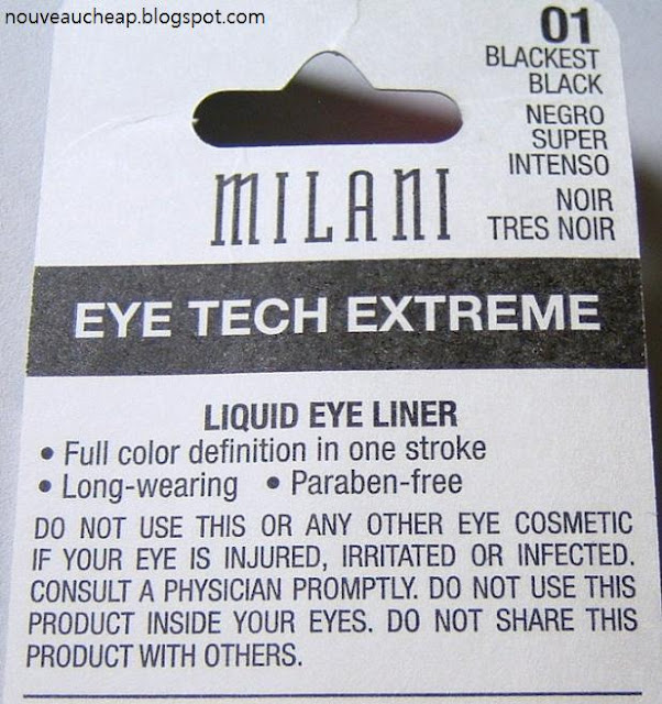 Review: New Milani Eye Tech Extreme Liquid Eye Liner | Nouveau Cheap