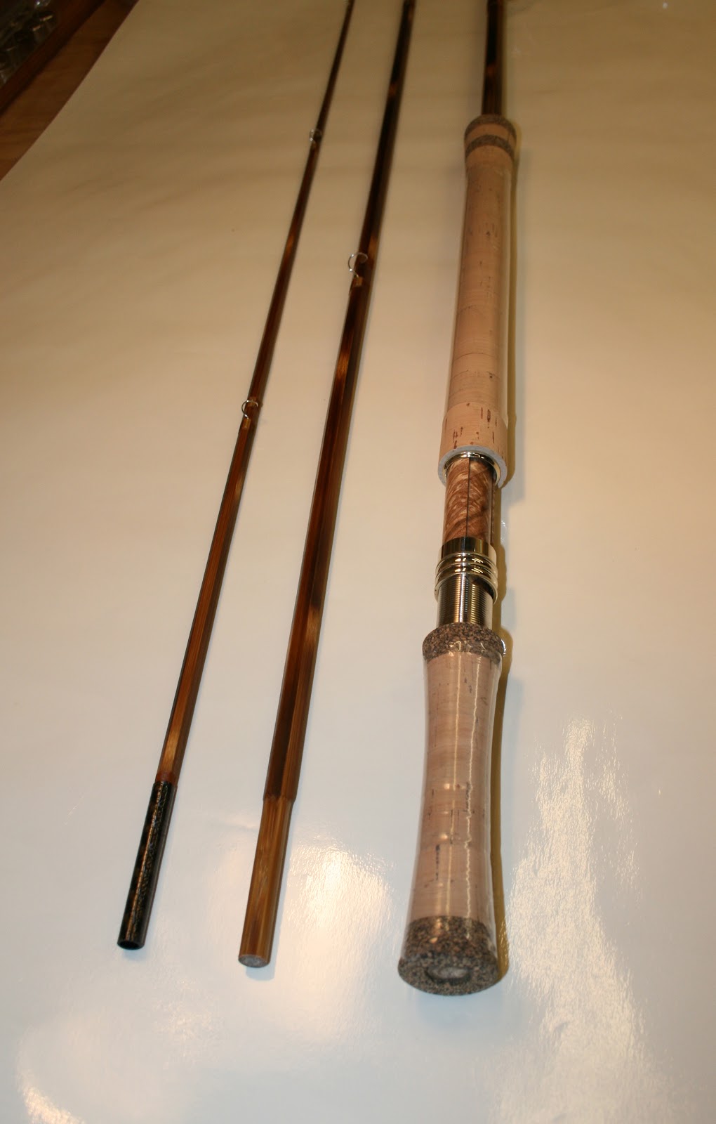 Carpenter Bros. Bamboo Fly Rods: Spey Rod with Carbon Fiber Ferrules