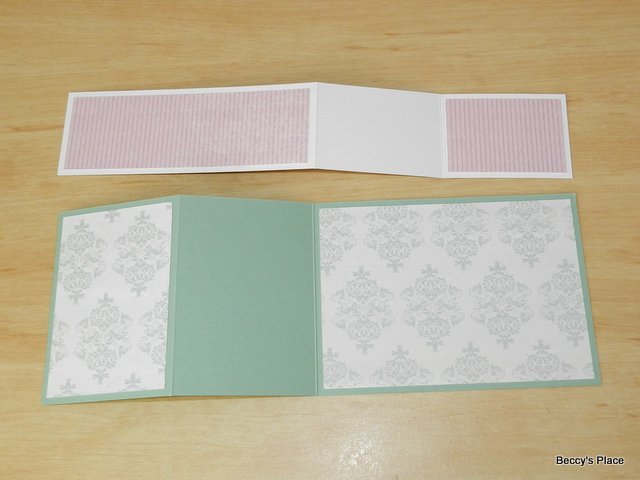 Beccy's Place: Tutorial - Double Z Fold Cards