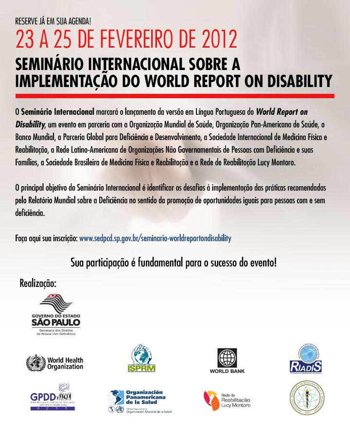 O BLOG DAS PESSOAS COM DEFICIÊNCIA: SEMINÁRIO INTERNACIONAL SOBRE A ...