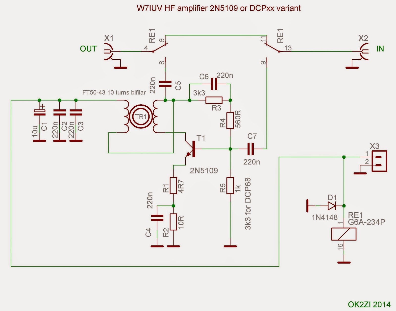 OK2ZI - Radioamateur's blog: Předzesilovač W7IUV - měření / W7IUV ...