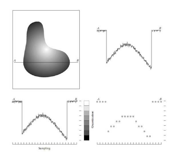6. Explain about image sampling and quantization process. | Legend Techz