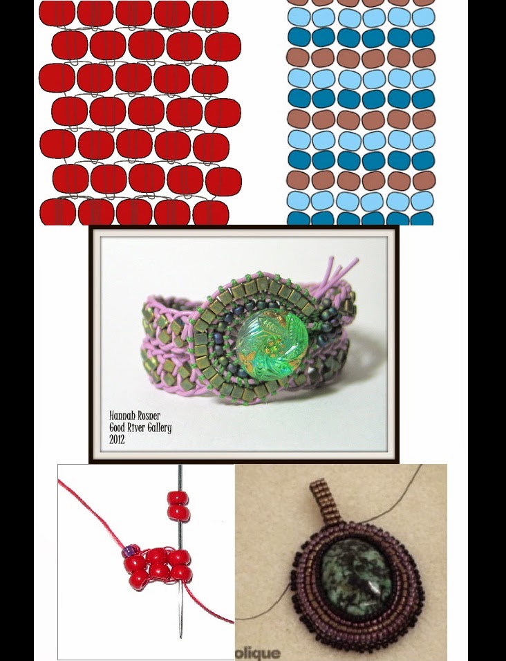 Online Jewelry Making Newsletter: Free Bead Weaving Ladder Stitch Tips ...
