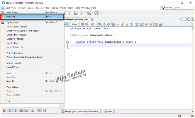 Java Programming 2 - Membuat Project Di Netbeans ~ Open Networking Java Programming 2 - Membuat Project Di Netbeans ~ Open Networking