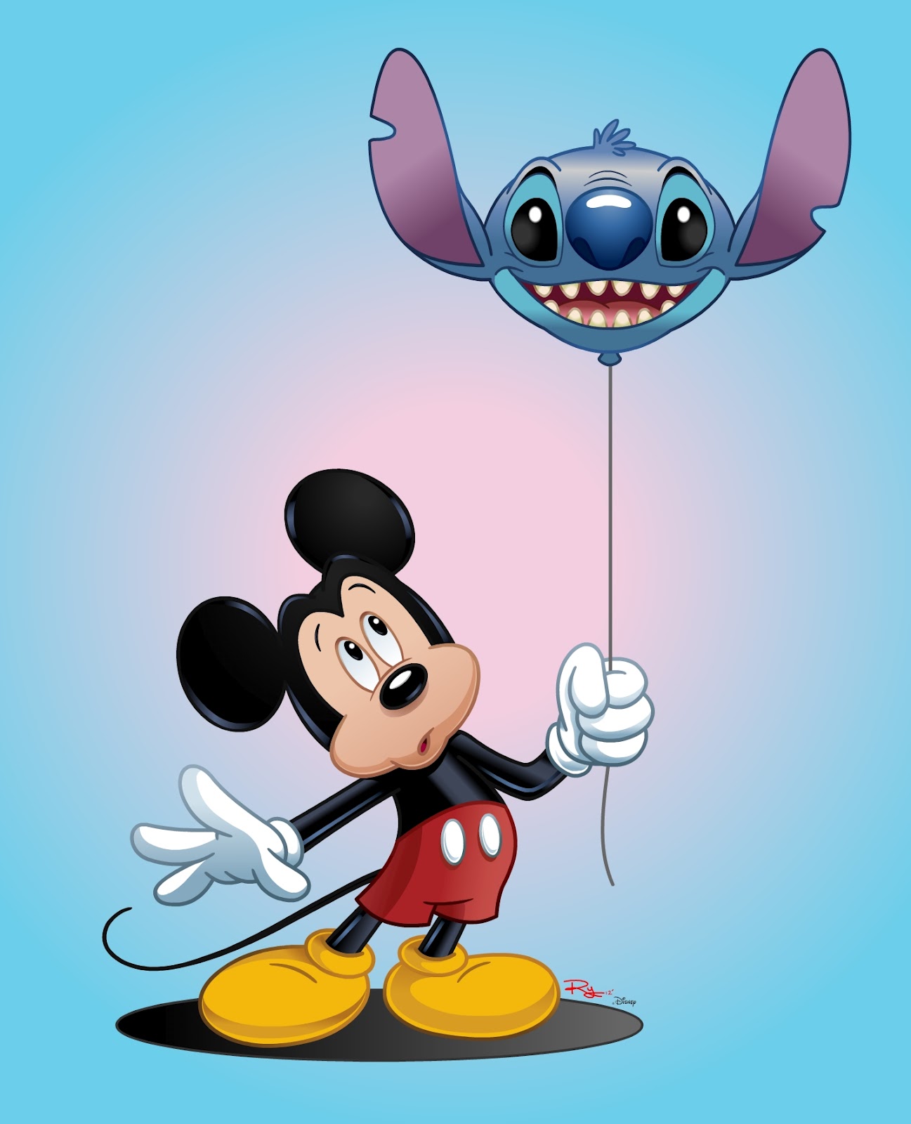 The Drawing Disney Blog: Mickey's Balloons.