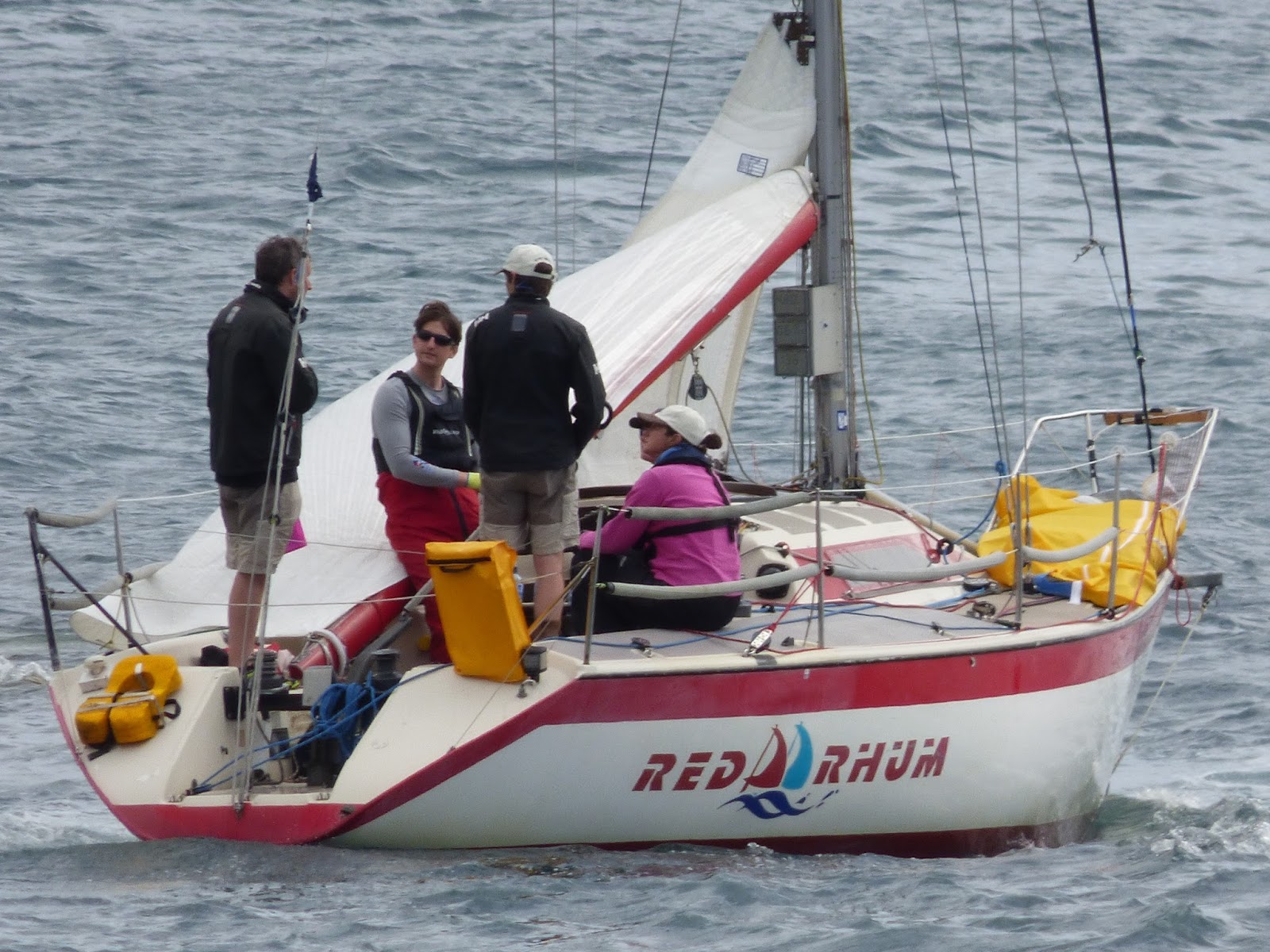 Shockwave40: Red Rhum - Is it a Dehler DB1 or DB2 - 2014 IRC Welsh ...