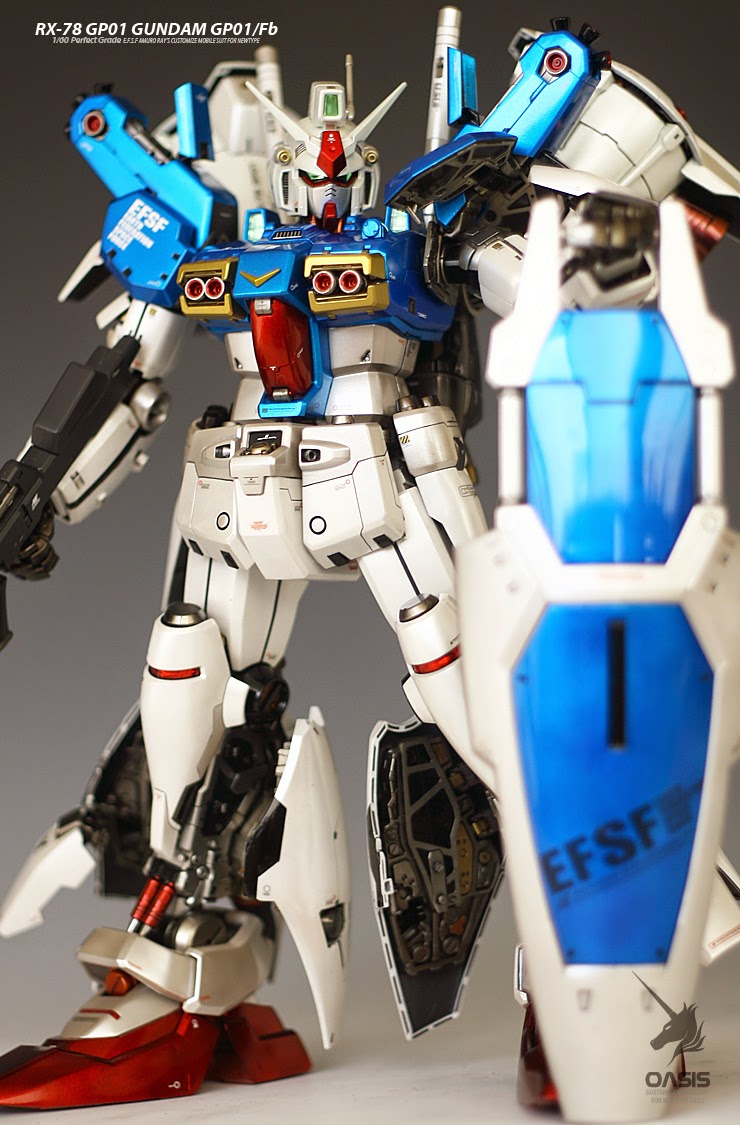 PG 1/60 RX-78GP01 Gundam GP01 FB - Painted Build
