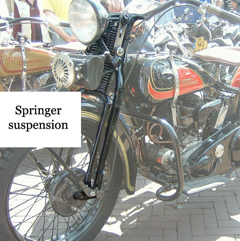 RoyalEnfields.com: Motorcycle suspension: Girder or springer? Definitions