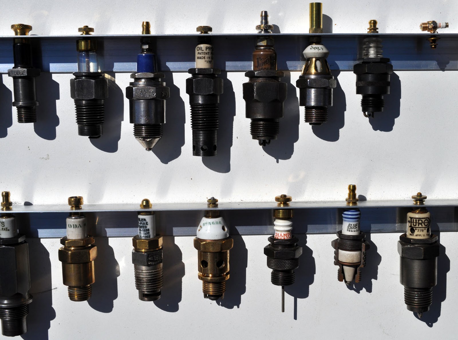 Just A Car Guy: Spark plug collection was on display at the annual ...