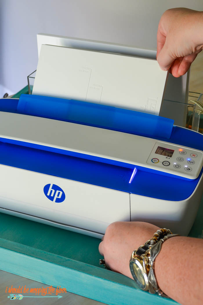 DIY Mobile Printer Station | i should be mopping the floor