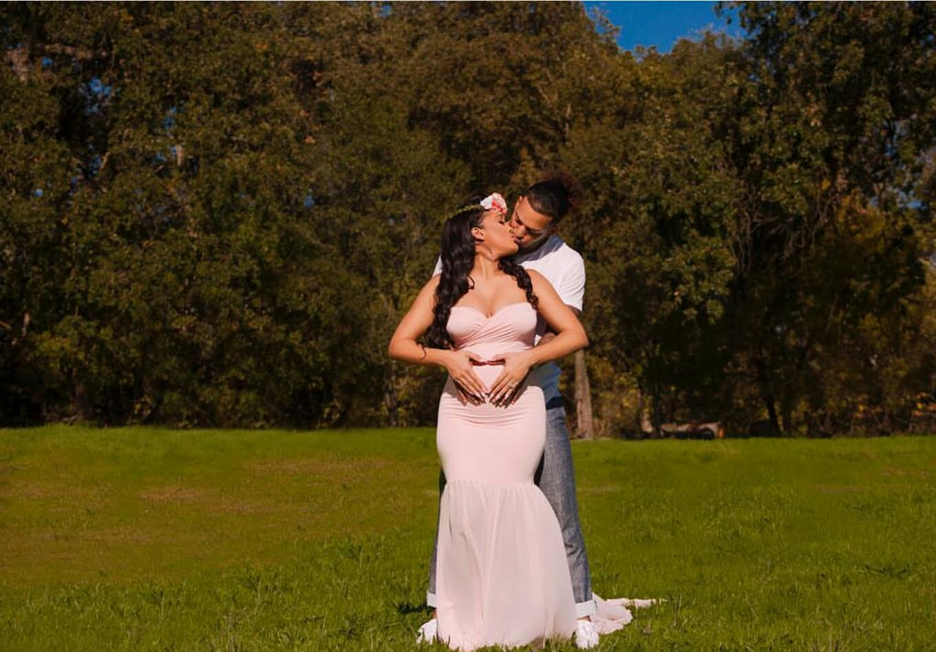 Natalie Nunn is expecting her first child with her husband Jacob Payne