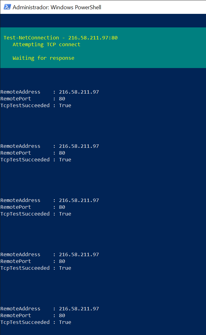 Palou-IT: Ping to a specific port