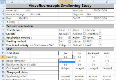 Dr. of Physical Medicine & Rehabilitation: VFSS Excel Template ...