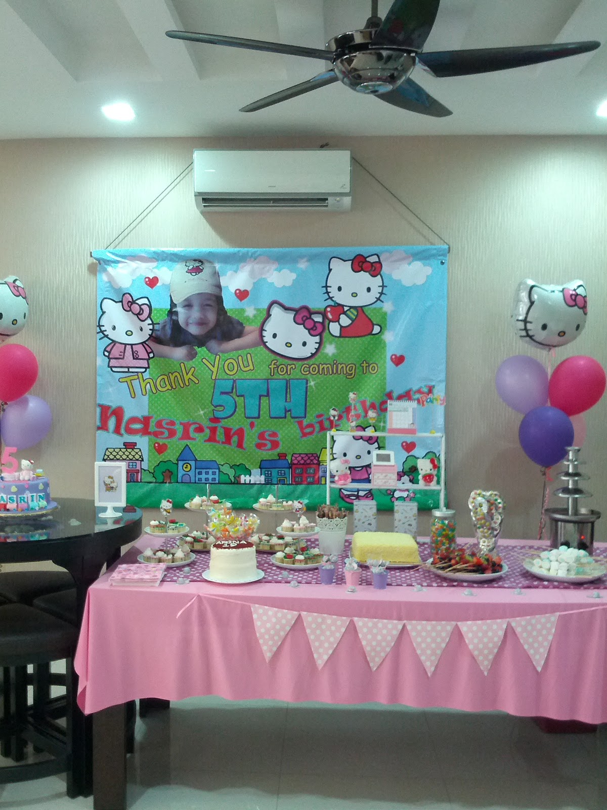 Sweetheartstories: Hello Kitty Candy Buffet & Choc Fountain